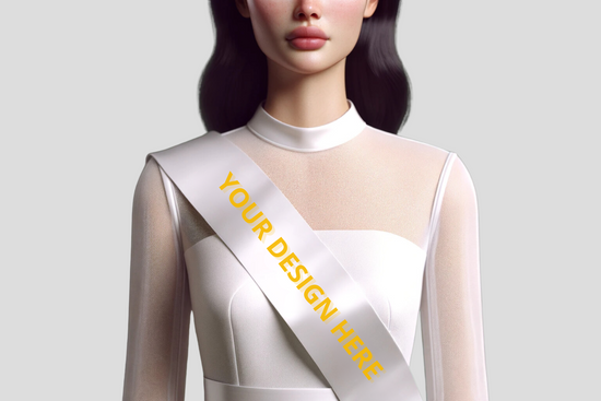 Eco Satin Sashes with Personalized Prints |JM Band